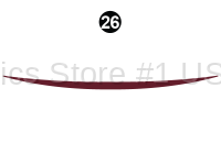 2011 Arctic Fox Small Scene Swoop Decal - RV Graphics Store