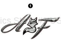2013 Arctic Fox Front Arctic Fox logo Decal - RV Graphics Store