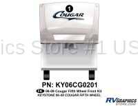 2006 Keystone Cougar 2006 Cougar Fifth Wheel Front Decal Kit - RV ...