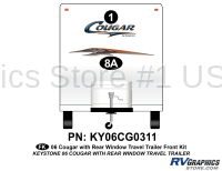 2006 Keystone Cougar 2006 Cougar Travel Trailer Front Decal Kit - RV ...