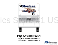 2008 Keystone Montana Fifth Wheel Front Graphics Decal Kit - RV ...