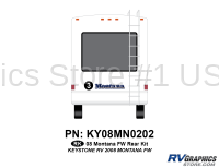 2008 Keystone Montana Fifth Wheel Rear Graphics Decal Kit - RV Graphics ...