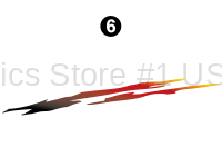 2007 Keystone Fuzion Side Front Upper Splash Decal - RV Graphics Store