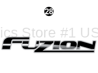 2007 Keystone Fuzion Front Cap Fuzion Logo Decal - RV Graphics Store