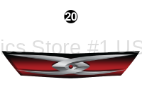 2010 Fuzion Fifth Wheel Front Cap Center Grill MP Decal - RV Graphics Store