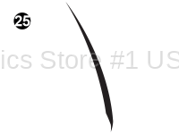 2010 Fuzion Fifth Wheel Front Cap Blade Set Decal - RV Graphics Store