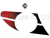 2010 Fuzion Fifth Wheel Front Cap Headlight HP Decal - RV Graphics Store