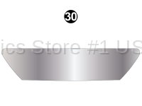 2010 Fuzion Fifth Wheel Front Cap Hood Mirror HP Decal - RV Graphics Store