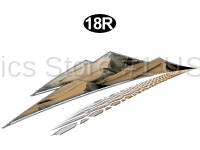 2008 Keystone Raptor Rear Scene(Mtns & Tracks) Decal - RV Graphics Store