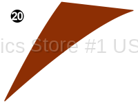 2008 Keystone Raptor Front Upper Die Cut Decal - RV Graphics Store