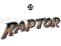 2008 Keystone Raptor Large Raptor Logo Decal - RV Graphics Store