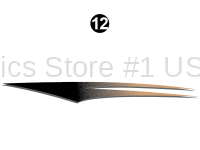 2007 Keystone Raptor Forked Graphic Decal - RV Graphics Store