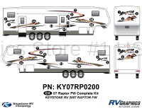 2007 Raptor Complete Graphics Decal Kit - RV Graphics Store