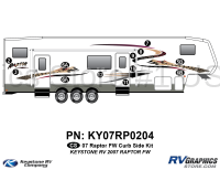 2007 Raptor Curbside (Right/Passenger) Decal Kit - RV Graphics Store