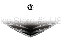 2014 Fuzion Chrome Fifth Wheel Cap Shield Decal - RV Graphics Store