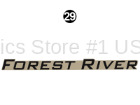 2016 Wildwood Travel Trailer Large FOREST RIVER decal Decal - RV ...