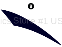 2012 Outback RV Front Cap Diecut RH Decal - RV Graphics Store