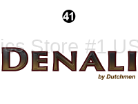 2013 Denali RV Side/Rear Denali Logo Decal - RV Graphics Store