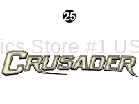 2015 Crusader Fifth Wheel Front Crusader Logo Decal - RV Graphics Store