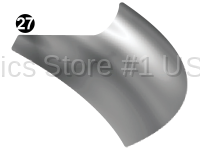 2011 Bullet RV Trailer Front Swoop Graphic B Decal - RV Graphics Store