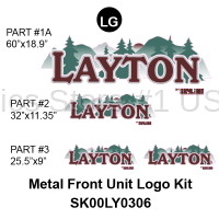2000-2003 Layton RV Metal Unit logo kit 2000-2003 Layton Travel Trailer ...