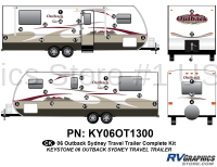 31 Piece 2006 Outback Sydney TT Complete Graphics Kit