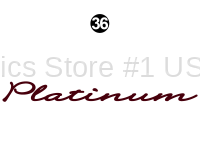 Platinum Decal