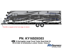 23 Piece 2016 Springdale Lg Travel Trailer Roadside Graphics Kit