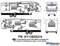 36 Piece 2013 Springdale Sm FW Complete Graphics Kit