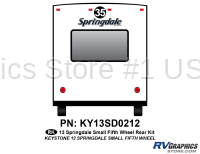 1 Piece 2013 Springdale Sm FW Rear Graphics Kit
