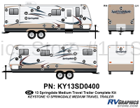 38 Piece 2013 Springdale Med TT Complete Graphics Kit