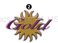 Rear Gold Logo