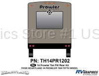1 Piece 2014 Prowler FW Rear Graphics Kit