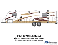 12 Piece 2008 Laredo Travel Trailer Roadside Graphics Kit
