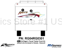 2 Piece 2004 Ragen RV Front Graphics Kit
