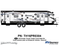 21 Piece 2016 Prowler Travel Trailer Curbside Graphics Kit