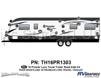 19 Piece 2016 Prowler Lynx Travel Trailer Roadside Graphics Kit