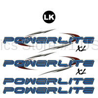 PowerLite Logo Full Kit (2 Large & 2 Small logos)