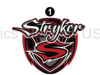2017 Stryker RV Travel Trailer Front logo Decal - RV Graphics Store