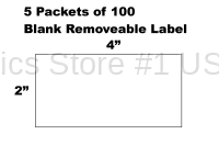 Blank Writable Removable Label- RV Graphics Store