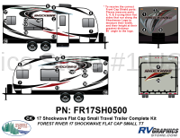 2017 Shockwave Small Travel Trailer Complete Graphics Decal Kit - RV ...
