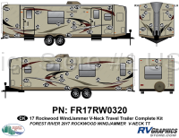 48 Piece 2017 Rockwood Windjammer V-Neck Travel Trailer Complete ...